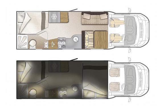 Azure Motorhome HIre - Bailey Approach Autograph 745
